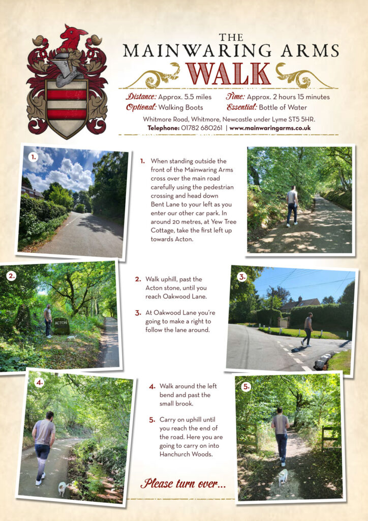 Our Pub Walk | Mainwaring Arms